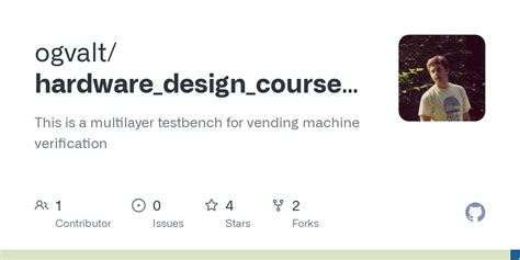 github ogvalt hardware design course vending machine design and