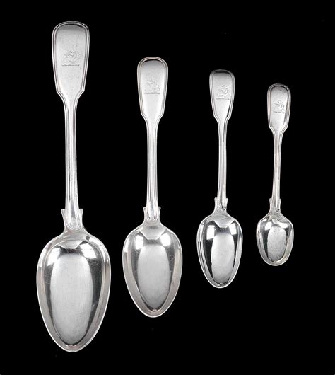 Lot 264 A Set Of Victorian Table Silver