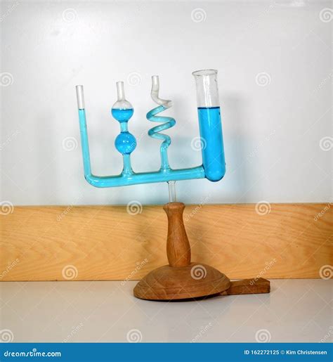Demonstration Model Of Communicating Vessels Stock Image Image Of