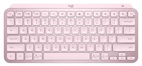 Logitech MX Keys Mini Wireless Illuminated Keyboard Rose M L Computers Technology