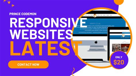 Create Responsive Website Using Html Css And Javascript By Princecodemon Fiverr