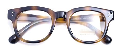 Oversized Square Thick Horn Rimmed Clear Lens Glasses Rivet Non