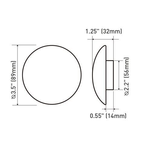 12v Ceiling Light Recessed Caravan Led Dome Light Rv Motorhome Led