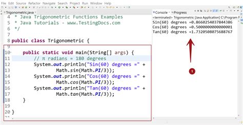 Java Trigonometric Functions Testingdocs