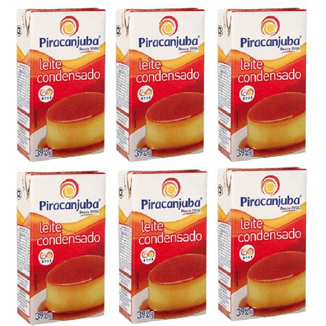 Kit 6 Leite Condensado Piracanjuba 395gr Tp Shopee Brasil