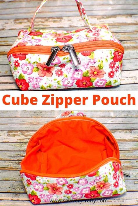 How To Make A Cube Zipper Pouch Sew Very Crafty