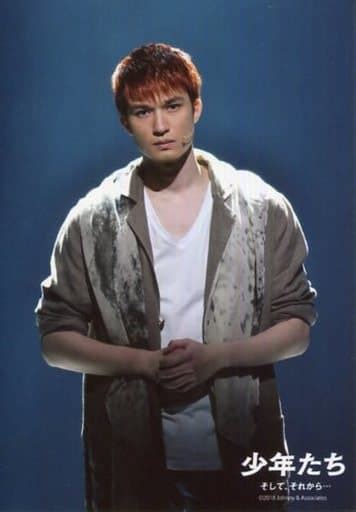 駿河屋 SixTONES ジェシー ライブフォト上半身衣装白グレー両手腹部 少年たち そしてそれから ステージフォト第1弾