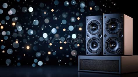 Excitement Fills The Air During A Vinyl Music Night With Sleek Speakers