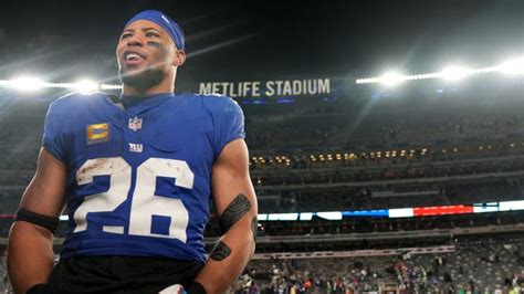 Saquon Barkley Reflects On Legacy With Giants As Uncertain Future Looms