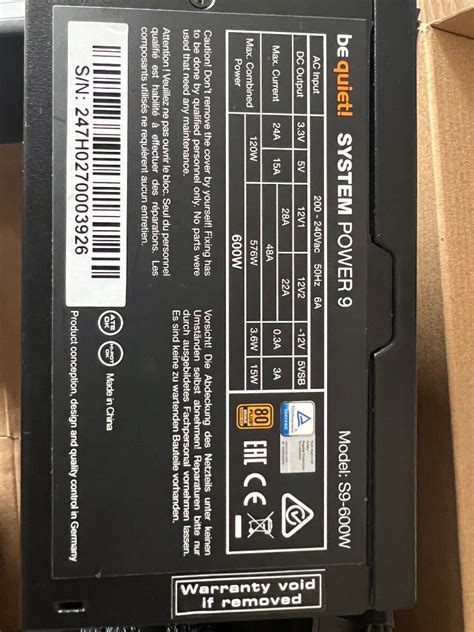 Zasilacz Be Quiet System Power 9 600W Opole Kup Teraz Na Allegro