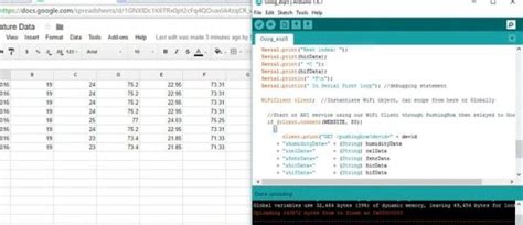 Send MKR1000 Data To Google Sheets Duino