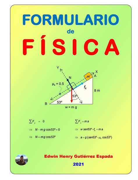 Formulario De Fisica Math Education Books