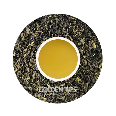 Organic Fine Darjeeling Green Tea Golden Tips Tea India