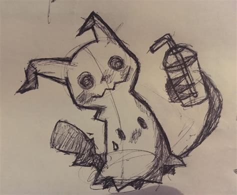 Mimikyu Sketch R Pokemonart