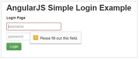 Simple Login Example In Angularjs Krazytech