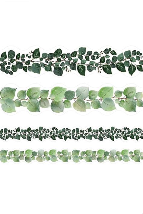 Eucalyptus Classroom Bulletin Board Border Artofit