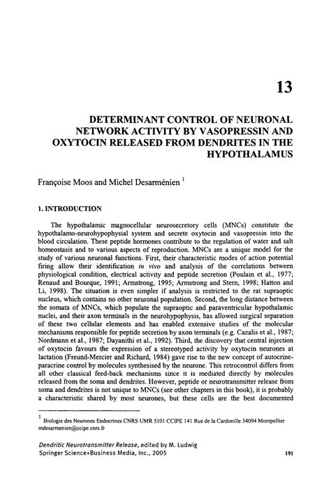 Solution Determinant Control Of Neuronal Network Activity By
