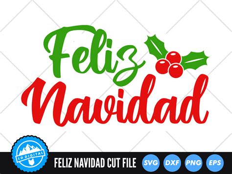 Feliz Navidad Svg Christmas Cut File Gráfico Por Lddigital · Creative