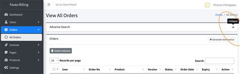 Export All Orders Issue 1901 Ladybirdweb Agora Invoicing Community