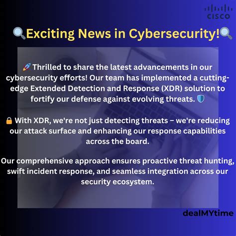 Cybersecurity Xdr Threatdetection Incidentresponse Innovation Digitalsecurity