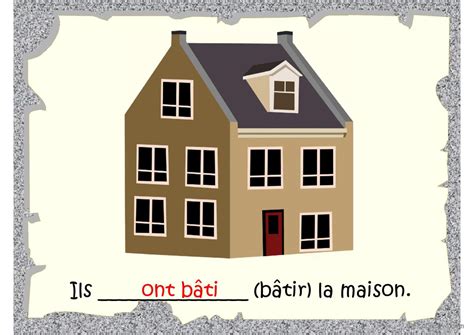 Le Passé Composé Avec Le Verb Français Fle Powerpoints
