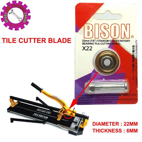 Bison Tile Cutter Blade Pisau Mesin Tile Tile Roller Cutter Pisau