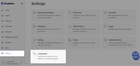 Manage Language Settings In Your Online Store Shopbase Help Center