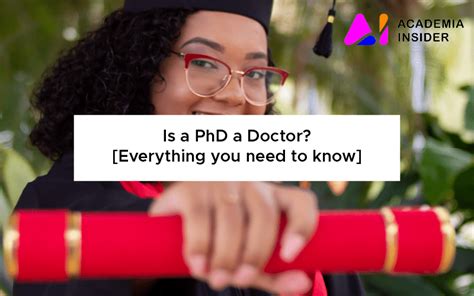 Is A Phd A Doctor Phd Vs Doctorate Vs Md [2025 Full Guide] Academia Insider