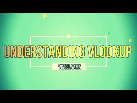 How To Do A Vlookup In Excel Best Tutorial YouTube