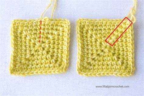 How to Join Crochet Squares in the Corners LillaBjörn s Crochet World