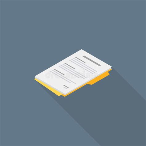 Document Isometric Left View Icon Vector Isometric Stock Vector Illustration Of List Manager