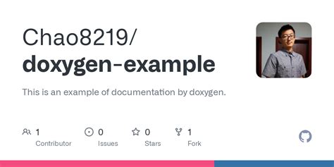 GitHub Chao8219 Doxygen Example This Is An Example Of Documentation