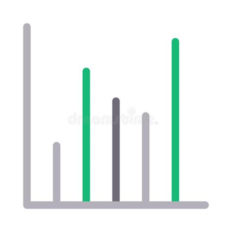 Linha De Cor Fina cone Da Carta Do Vetor Ilustração Stock Ilustração