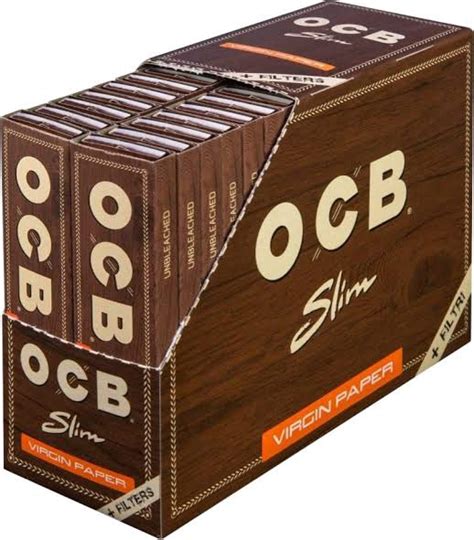 Ocb Unbleached King Size Paper Tips Rooted Dispensary