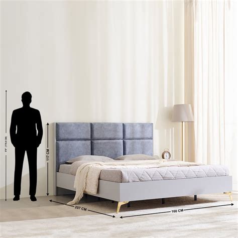 Buy Anri Queen Bed Grey From Home Centre At Just Inr 499950