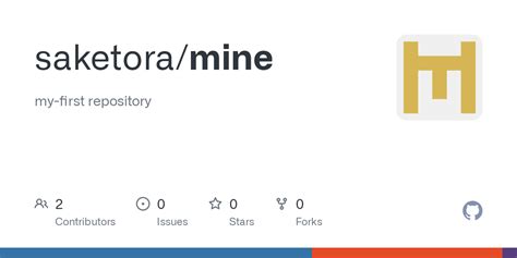 Github Saketoramine My First Repository