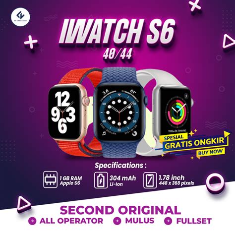Jual Apple Watch Series 6 40mm Second E X Inter Original 100 Mulus No