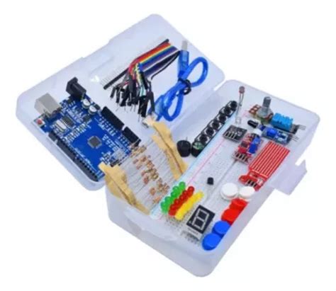 Kit Básico Arduino Uno Compatible En Caja Cuotas Sin Interés