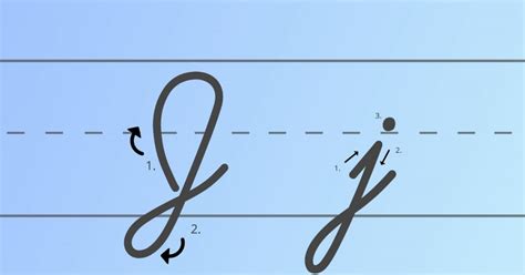 How To Write Cursive J [worksheet And Tutorial]