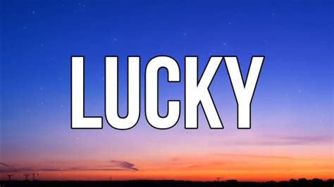 Megan Moroney Lucky Lyrics Youtube