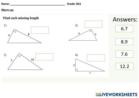 7562844 Find The Hypotenuse Using Pythagorean Theorem