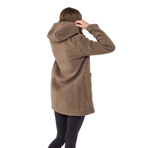 Womens Abberley Simple Fit Duffle Coat Mushroom Duffle Coats Uk