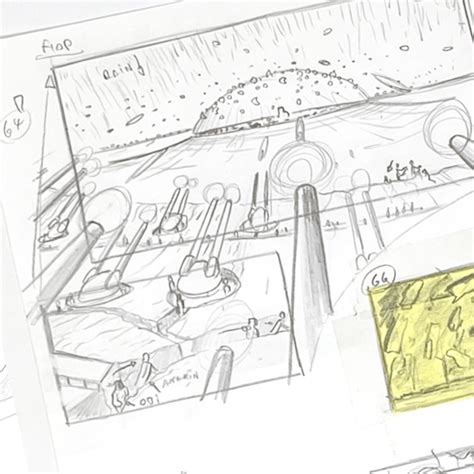 Tartakovsky Clone Wars Original Pre Production Storyboard C 4th Moon Toys