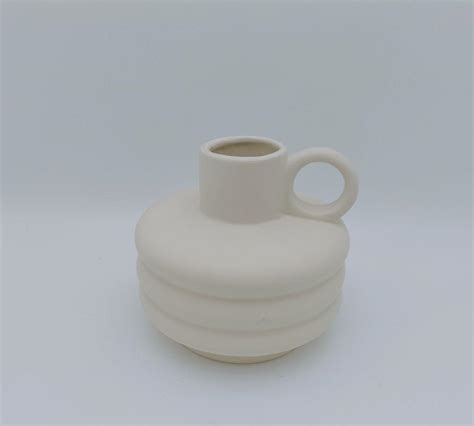 Matte Ceramic Vase Decorative Vase Jug Vase Minimal Vase Table