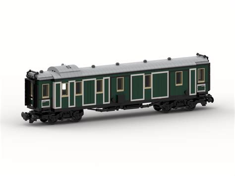Lego Moc Bavarian Express Train Baggage Wagon 8w By Copernicus508