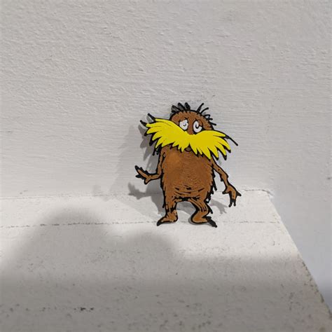 3d Printable Lorax Color Print By Ellswor