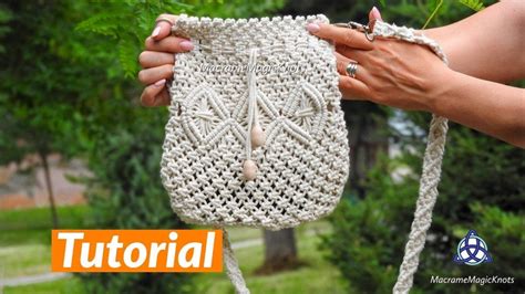 Macrame Bag Tutorial Macrame Bag Pattern Macrame Bag For Etsy