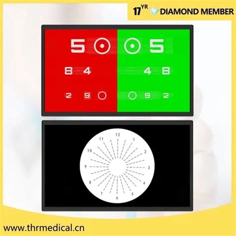 Hot Selling Optometry Lcd Visual Acuity Chart Monitor Ophthalmic Equipment Eye Vision Chart