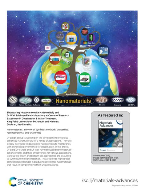 2 Nanomaterials A Review Of Synthesis Methods Pdf Nanotechnology