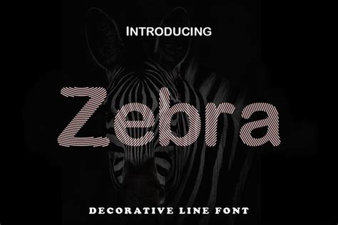 Zebra Font 2188383